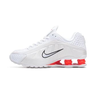 Nike Femme, Chaussures, Blanc, Taille: 44 1/2 EU Shox R4