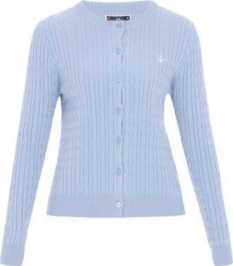 Dreimaster Dreimaster Strickjacke Frauen hellblau