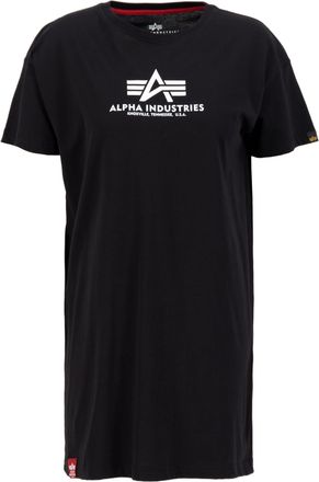 Alpha Industries Damen Basic T Long Wmn T-Shirt, Black, XS