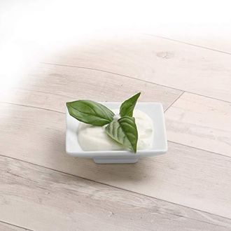 Holst Porzellan Quaderschale auf Fuss 8 cm/0,05 l Empire