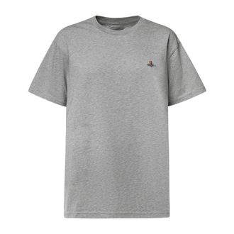 Vivienne Westwood Orb-besticktes T-Shirt - - Tops - Damen - Grau - L