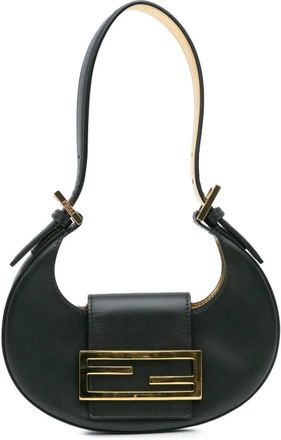 Fendi Hobo Bags - Mini Leather Cookie Hobo - Gr. unisize - in Schwarz - f&uuml;r Damen