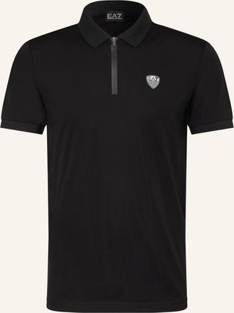 Emporio Armani ea7 Emporio Armani Jersey-Poloshirt Train schwarz
