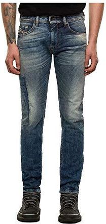 Diesel Thommer-x L.34 Pantaloni Jeans, 01 Blue Denim, 32 Homme
