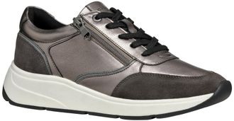 Geox Damen D CRISTAEL E Sneaker, Gun/Graphite, 37 EU