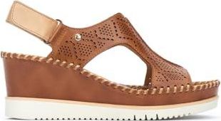 Pikolinos Sandales à Semelles compensées en Cuir AGUADULCE pour Femme Color Brandy