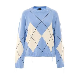 Pinko Pinko - Pull Berna - Femme - Pulls - Bleu - Taille: 40 FR