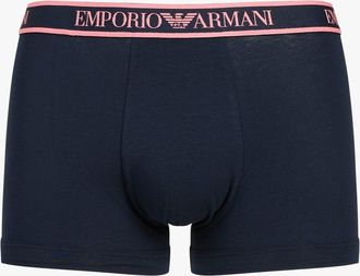 Emporio Armani Lot de trois boxers unis en coton m&eacute;lang&eacute;