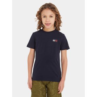 Tommy Hilfiger T-Shirt New York Flag KB0KB08626 S Dunkelblau Regular Fit