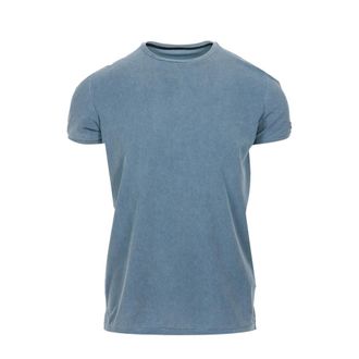 Roberto Ricci Design Staub Piqu&eacute; Muster Kurzarmhemd - - Tops - Herren - Blau - 3XL