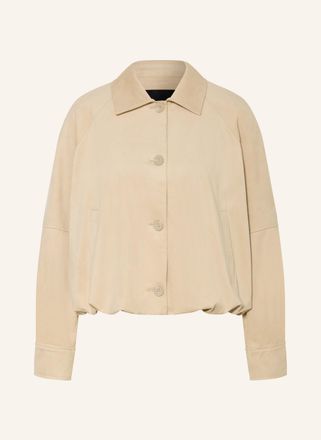 someday Someday Blouson Nayomi In Lederoptik beige
