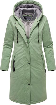 Marikoo Damen Winterjacke Ledalaa mit Kapuze