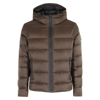 Fay DB Front Piuma Cappuccio - - Jackets - Herren - Braun - M
