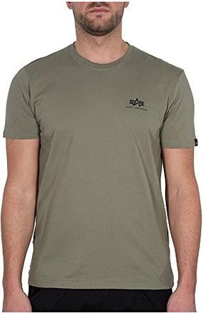 Alpha Industries Alpha Indutries Basic T Small Logo T-Shirt pour Homme Olive
