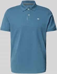 Tom Tailor Regular Fit Poloshirt aus Baumwoll-Piqu&eacute; mit Logo-Stitching