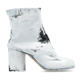 Maison Margiela Leather Tabi Ankle Boots - - Shoes - Damen - Wei&szlig; - 37 1/2 EU