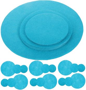 SOLUSTRE Topf Und Pfannenschutz Filzpads 24 Stück Filzscheiben Anti Rutsch Für Porzellan Und Keramik Geschirrschutz Wärmedämmkissen Küchenzubehör