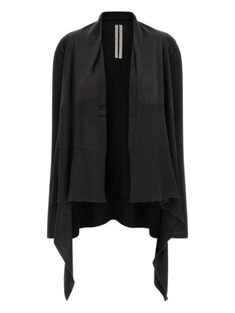 Rick Owens Asymmetrischer Cardigan - Schwarz