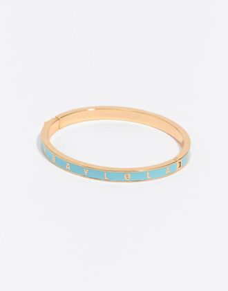 Bimba & Lola bracelet rigide &agrave; logo bleu