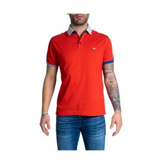 Harmont & Blaine Rotes Polo Shirt Fr&uuml;hling/Sommer Kurzarm - - Tops - Herren - Rot - S