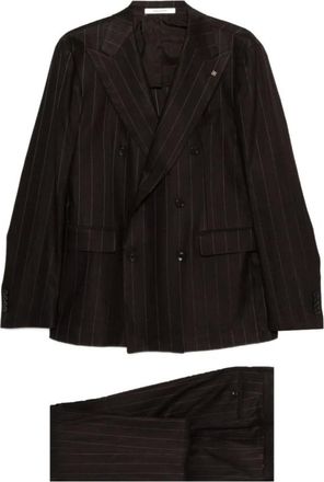 Tagliatore Homme, Costumes, Brun, Taille: L Costume crois&eacute;