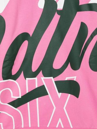 Dsquared2 Allover Writing Cotton Sweatshirt - Pink