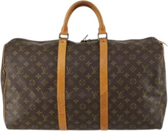 Louis Vuitton unisex, Pre-owned, Brun, Taille: ONE Size Sac Week-end Pre-owned en Toile