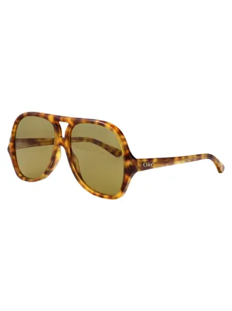 Chlo&eacute; Womens Sunglasses Ch0289s Havana Green Acetate Havana-Havana-Green Havana/havana/green