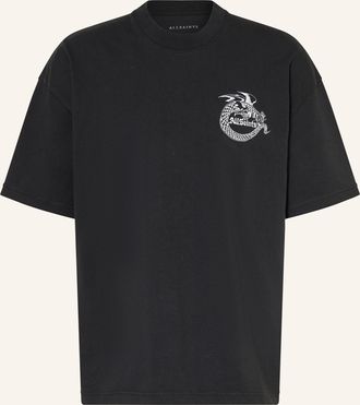 AllSaints Allsaints Oversized-Shirt Terra schwarz