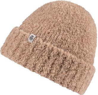 Roeckl Damen Classic Boucl&eacute; Umschlagm&uuml;tze Stirnband, Camel, Standard