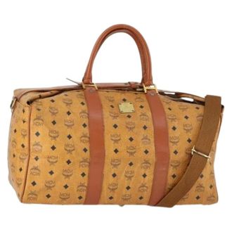 MCM Pre-owned Plastic Handbag - Femme - Pre-owned - Brun - Taille: ONE Size