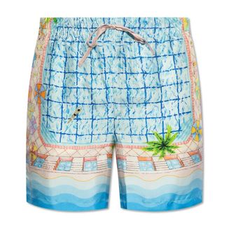 Casablanca Seidenshorts - - Shorts - Herren - Mehrfarbig - S