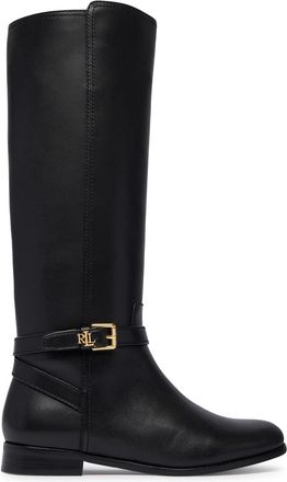 Lauren Ralph Lauren Klassische Stiefel LAUREN RALPH LAUREN Brooke II Calfskin Tall Boot 802974383004 Schwarz
