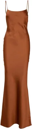 Andamane Femme, Robes, Brun, Taille: 40 FR Ninfea Ruched-Back Dress