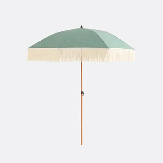 La Redoute Interieurs Parasol Motif Floral &Agrave; Franges Newara