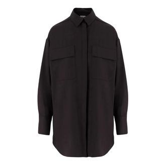Ql2 Quelledue QL2 Quelledue, Damen, Blusen & Hemden, Lila, 2XSGr&ouml;&szlig;e