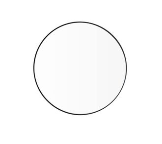 Blomus Wandspiegel -Rim- dekorativer runder Spiegel mit Stahlrand &Oslash; 50cm Schwarz (66932)