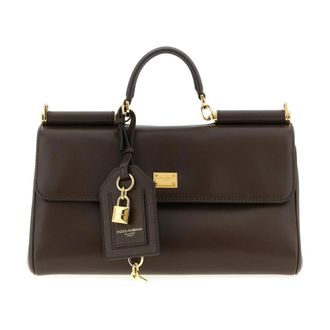 Dolce & Gabbana Dauphine Henkeltasche - - Bags - Damen - Braun - ONE SIZE