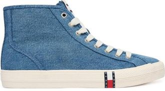 Tommy Jeans Sneakers Archive Y2K Denim Mid Cut EN0EN03075 Blau