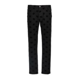 Dolce & Gabbana Herren, Jeans, Schwarzk, 2XLGr&ouml;&szlig;e