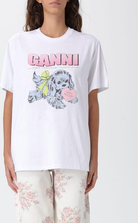 Ganni T-Shirt GANNI Femme couleur Blanc