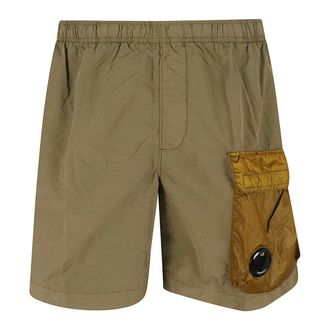 C.P. Company C.p. Company, Homme, Shorts, Brun, Taille: L Maillots de bain Boxer en Nylon Flatt