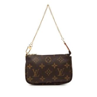 Louis Vuitton Pre-owned Mini Pochette Accessoires - Femme - Pre-owned - Brun - Taille: ONE Size