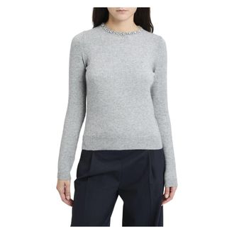 Kaos Rundhals-Strickpullover - - Knitwear - Damen - Grau - L