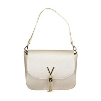 Valentino Metallic Schultertasche mit Quastendetail - - Bags - Damen - Grau - ONE SIZE