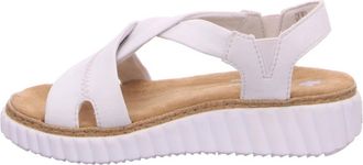 Rieker Keilsandalette - - Shoes - Damen - Wei&szlig; - 43 EU