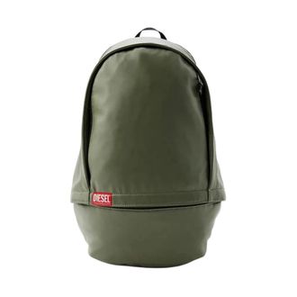 Diesel Stylischer Rave Rucksack Gr&uuml;n Laptop Platz - - Bags - Herren - Gr&uuml;n - ONE SIZE