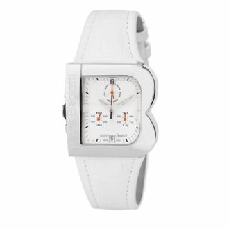 Laura Biagiotti Femme, Accessoires, Gris, Taille: ONE Size Montre Femme &Eacute;l&eacute;gante Quartz Argent Cuir