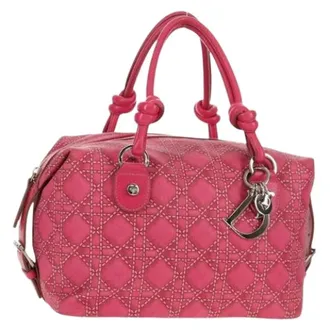 Dior Pre-owned Vintage Handtasche aus beschichtetem Canvas - - Pre-owned - Damen - Rosa - ONE SIZE