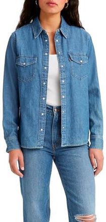 Levi's Femme Iconic Western Chemise à Bouton Bas, Going Steady 5, XXS